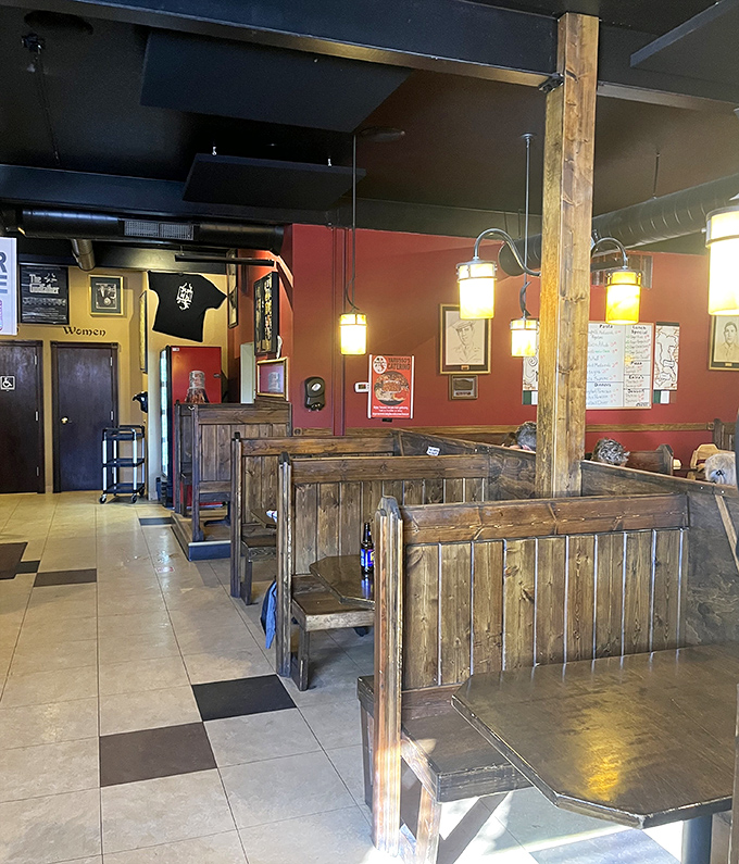 These wooden booths have witnessed countless first dates, anniversary dinners, and "just because it's Tuesday" meals. If they could talk, what stories they'd tell!