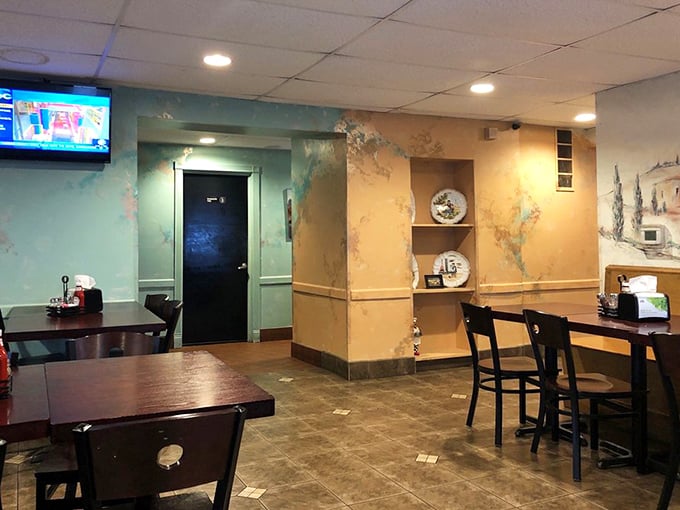 Corner tables perfect for first dates or fiftieth anniversaries. The kind of space where food becomes the supporting character in your day's story.