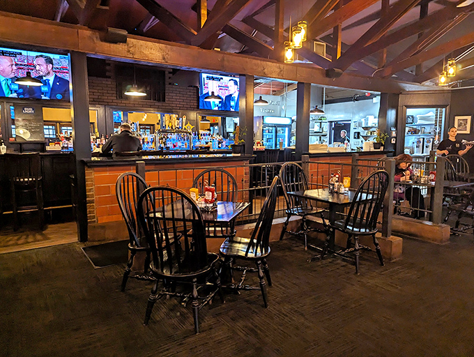 Multiple seating areas mean you can choose your adventure &ndash; cozy booth, bar stool, or table with the best view available tonight.