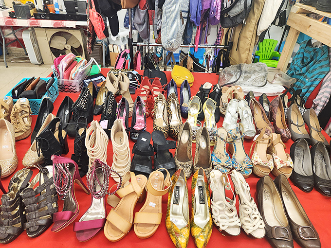 Cinderella would have a field day here! These heels, flats, and sandals are waiting for their second chance at the ball.