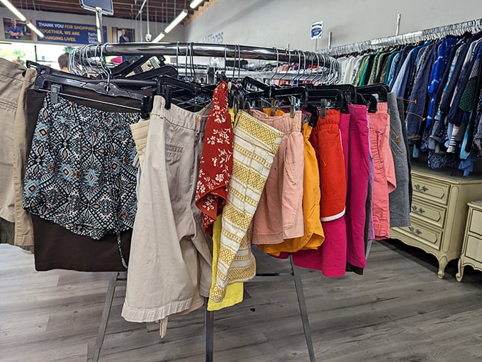 Summer's unofficial uniform in every hue imaginable. Those yellow shorts are practically begging for a beach day.