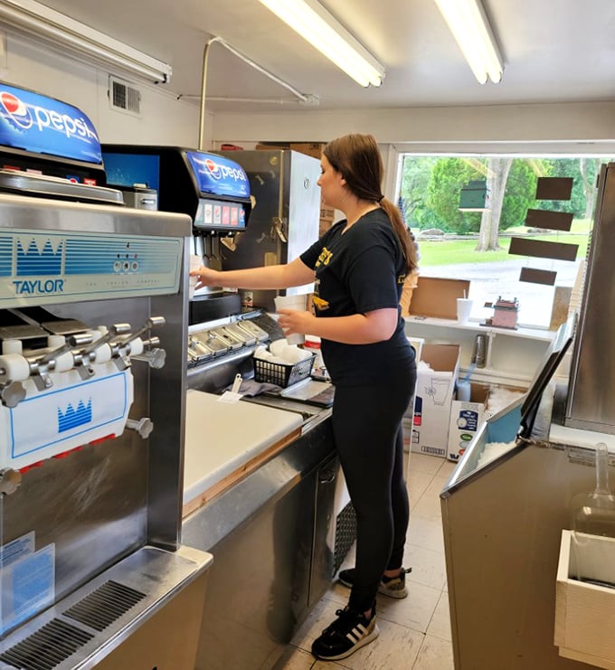 Behind every legendary sandwich is someone who knows exactly how to operate that soft-serve machine with the precision of a concert pianist.