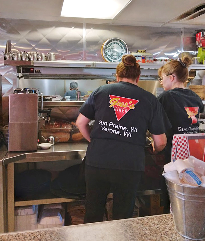 The kitchen crew at Gus's works their magic behind the scenes, turning ordinary ingredients into extraordinary memories one plate at a time.