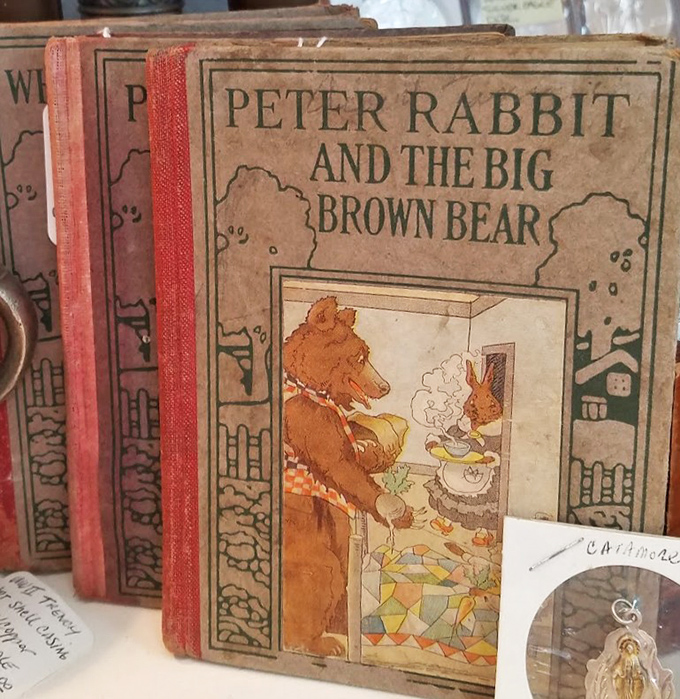 Peter Rabbit's vintage adventures look even more charming when bound in well-loved covers that have survived decades of bedtime stories.