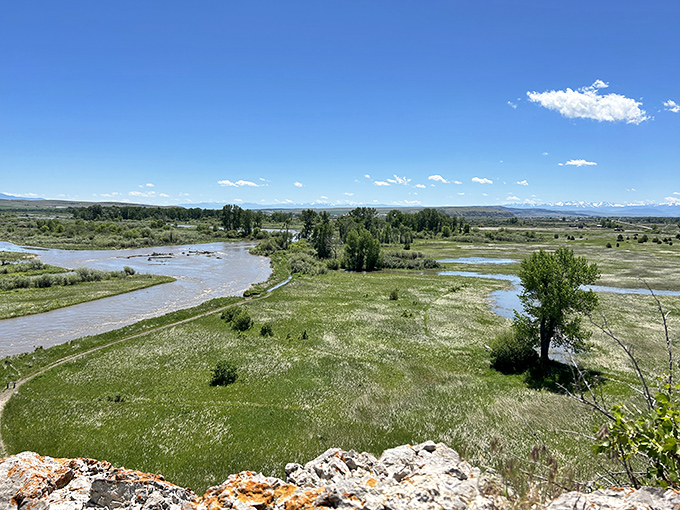 The view that makes you understand why Montana's nickname isn't "The Pretty Good Sky State"&mdash;it's simply magnificent.