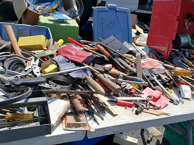 Tools with stories to tell&mdash;hammers that built homes, wrenches that fixed family cars, and mysteries that require tetanus shots to solve.