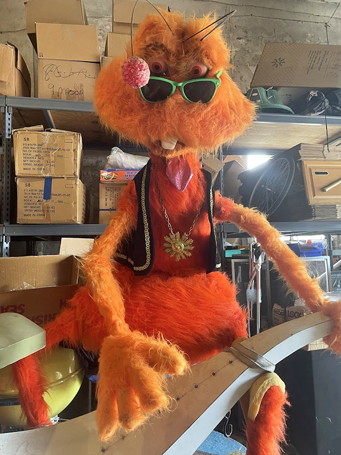 This fuzzy orange character with sunglasses isn't just weird&mdash;it's the kind of weird that follows you home in your dreams.