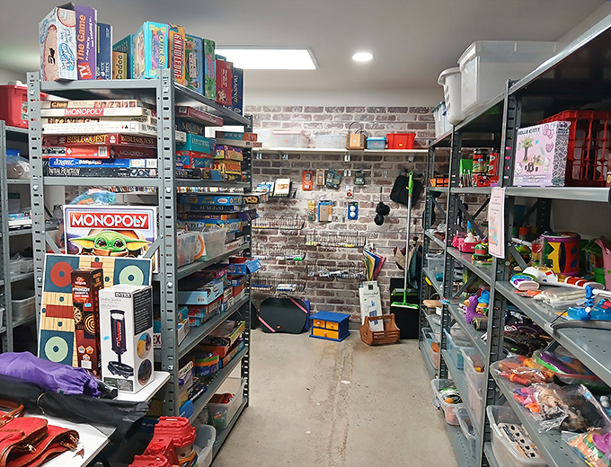 Board game nirvana where family game nights are born. That Monopoly set has probably caused at least three sibling rivalries.