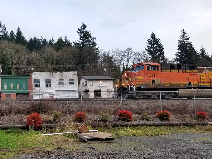 As trains rumble through town, they pass the same tracks that once carried Winlock's eggs to markets across the country.