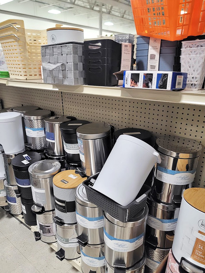 Trash bins that elevate the mundane. Who knew something designed to hold garbage could look this sophisticated?