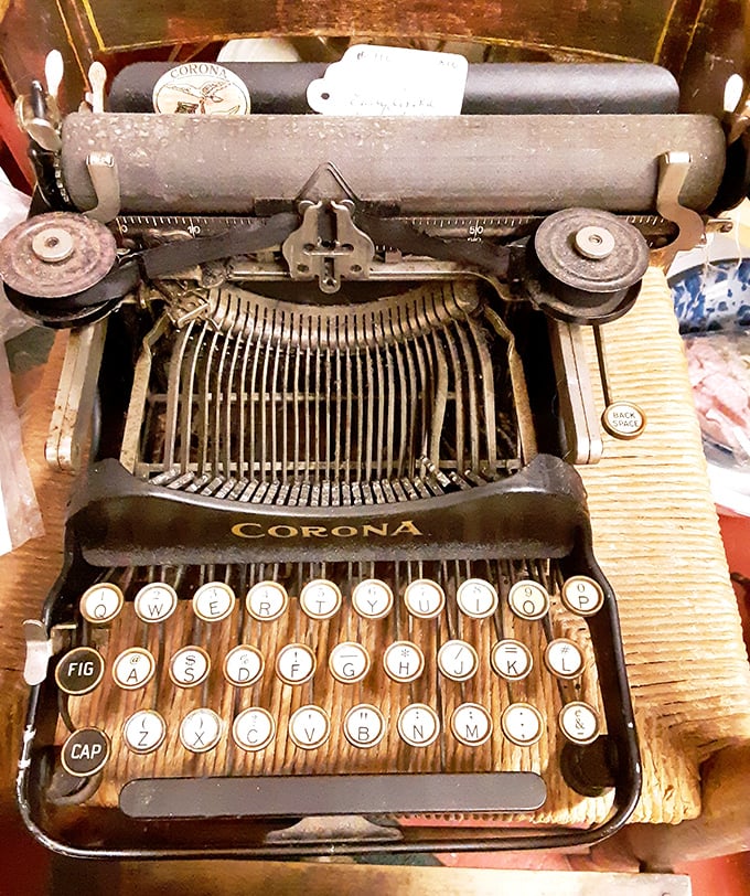 This Corona typewriter didn't just write letters&mdash;it crafted love notes, business plans, and perhaps even the Great American Novel that never made it to print.