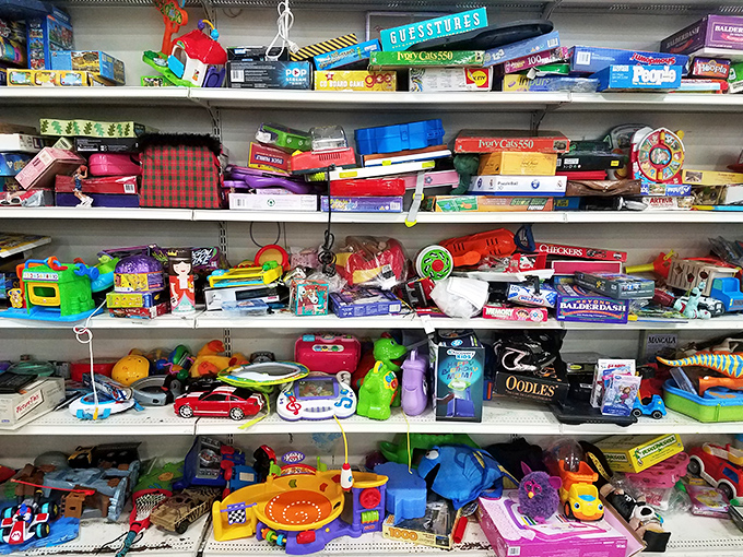 Board game heaven meets toy paradise&mdash;where Monopoly nights and stuffed animal tea parties are just a few dollars away.