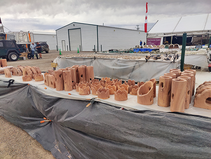 Handcrafted wood pieces that smell like sawdust and possibility – each one unique as a desert sunset.