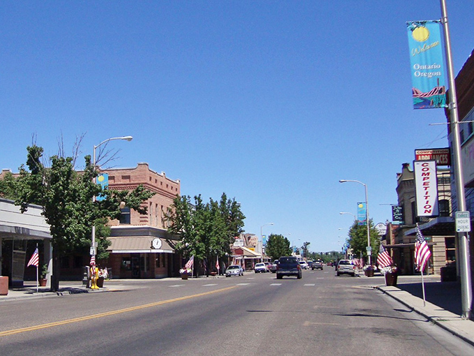 Trail marker oxen remind us that this has always been a place for new beginnings.