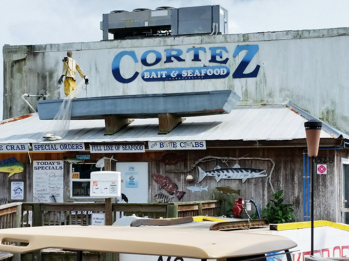 Swordfish Grill's authentic Cortez location connects diners directly to Florida's working fishing village heritage.