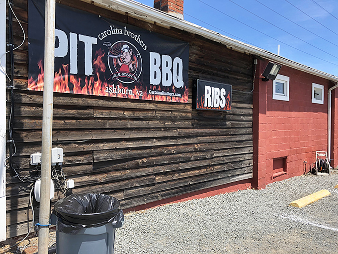Wood-sided tradition meets flame-kissed perfection where Carolina barbecue techniques create unforgettable Northern Virginia experiences. 