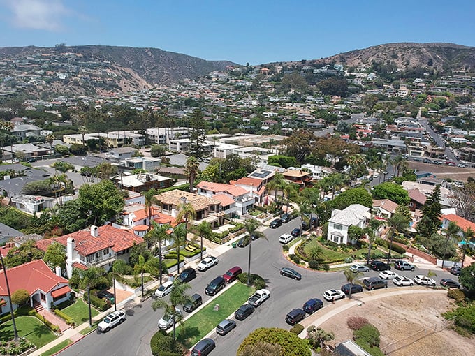 The winding streets of Laguna Beach lead to hidden coves where the Pacific plays hide-and-seek with visitors.
