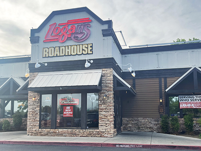 Where Texas spirit meets California hospitality. Logan's stone-and-metal fa&ccedil;ade is just the beginning of a down-home steak adventure.