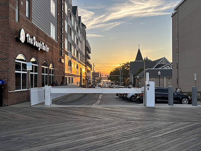 The Beach Plaza Hotel's wooden boardwalk leads to a sunset view that no Instagram filter could possibly improve.
