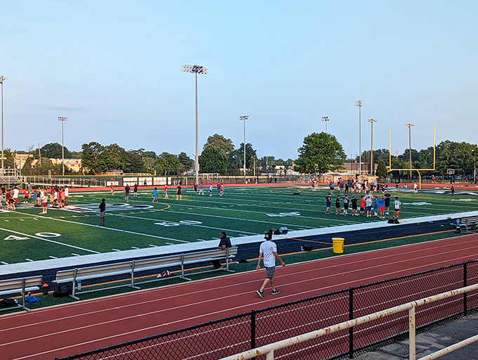 Count Basie Park brings the community together through sports and recreation&mdash;where Friday night lights illuminate more than just football games.