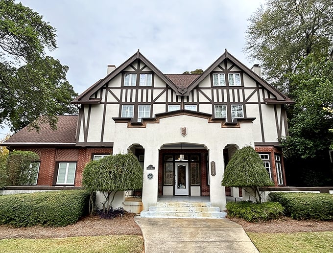 The Big House stands Tudor-proud, where rock legends once jammed and history now rocks on.