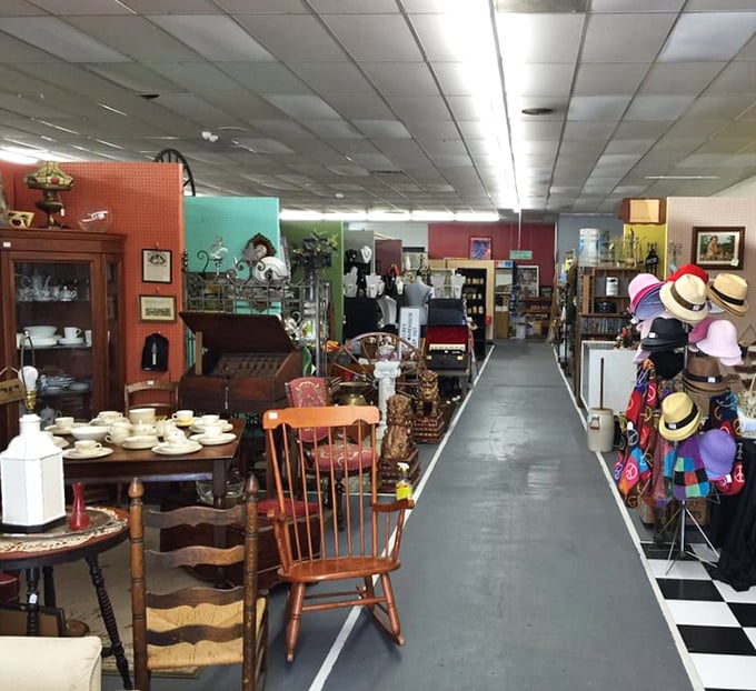 Wide aisles lead you through decades of American design and craftsmanship. The journey is as rewarding as the destination.