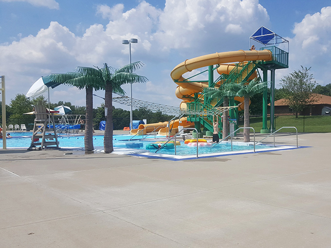 Boonville's Aquatic Center proves retirement doesn't mean slowing down—it means having time for waterslides on a Tuesday afternoon.