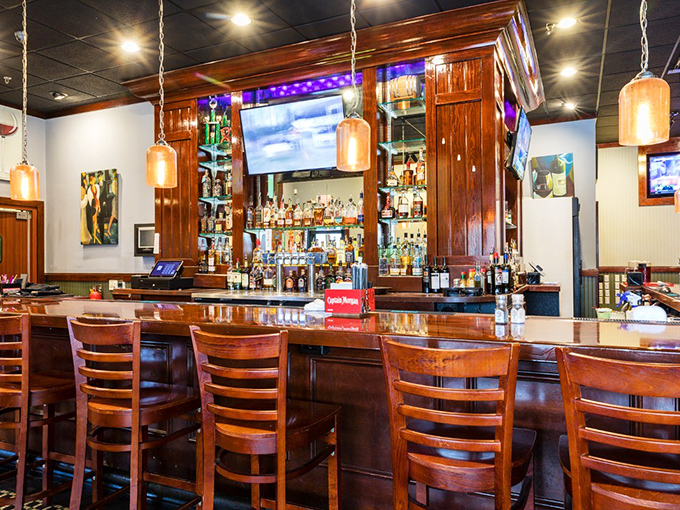 A bar that understands its mission: provide libations worthy of accompanying steaks that took days to prepare properly.