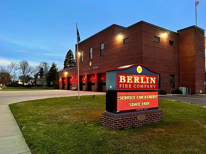 Berlin's Fire Company stands ready to serve, a reassuring presence in a town where safety and community support come standard.