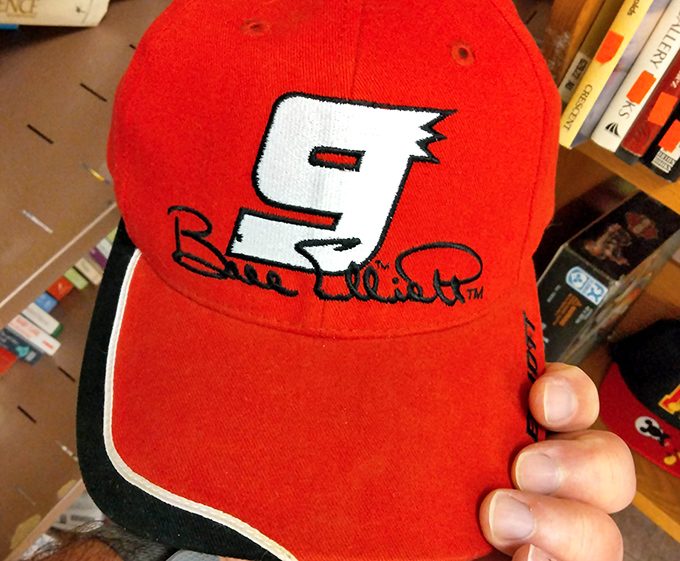 Even NASCAR memorabilia finds its way to Faith Centre &ndash; proof that one fan's decluttering becomes another's prized possession.