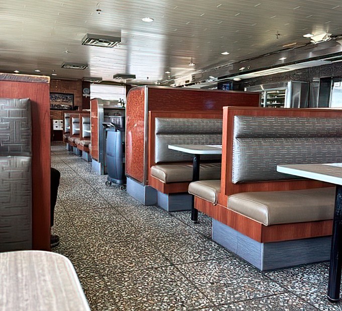 Comfortable booths designed for lingering conversations and the inevitable "should we order dessert?" debate.