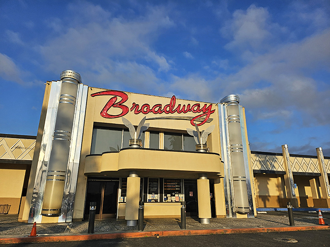 The Broadway Cinema's Art Deco fa&ccedil;ade brings a touch of Golden Age Hollywood to Northern California. Movies just feel more special when the building itself is part of the show.