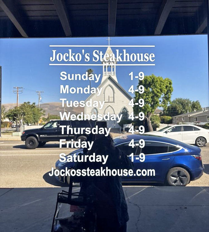 Hours of operation that tell you everything you need to know: this place is serious about dinner. Plan accordingly and arrive hungry.