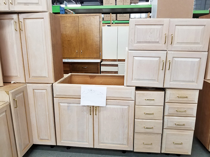 Kitchen cabinet cornucopia&mdash;where renovation budgets stretch further and cookie-baking dreams find their perfect home.