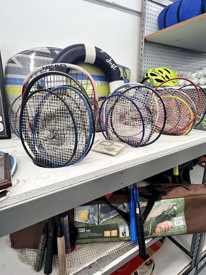 Tennis anyone? Sporting equipment that proves you don't need to spend like Serena to play like her (results not guaranteed).