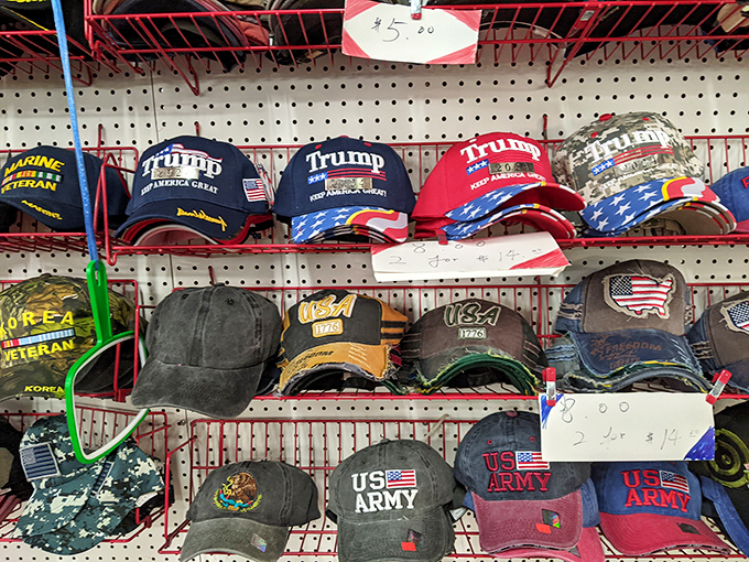 Hat heaven for every political persuasion and military branch. Whether you served or support, there's a cap here that tells your story.