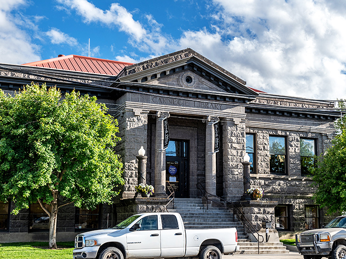 Carnegie Library's classical columns remind us that knowledge and beauty belong everywhere &ndash; even in small towns far from metropolitan centers.