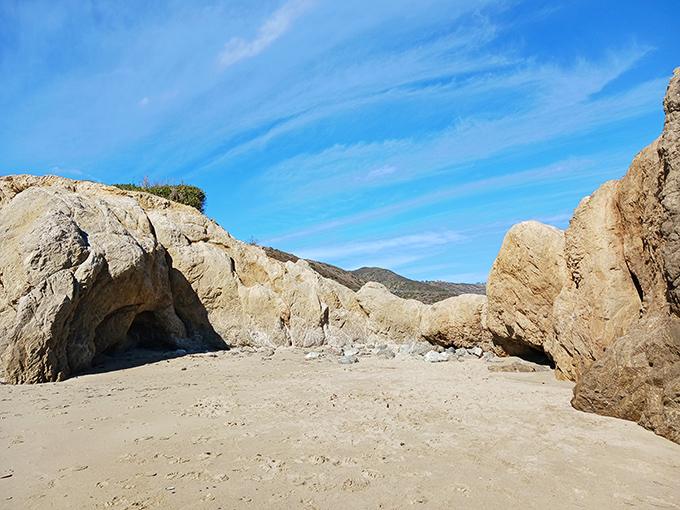 The sea cave sanctuary&mdash;nature's perfect frame for ocean views and impromptu geology lessons. No Instagram filter required.
