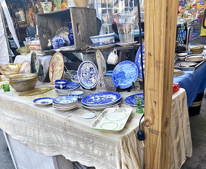 Blue and white ceramics that would make your grandmother both proud and jealous. These dishes have stories baked right into their glaze.