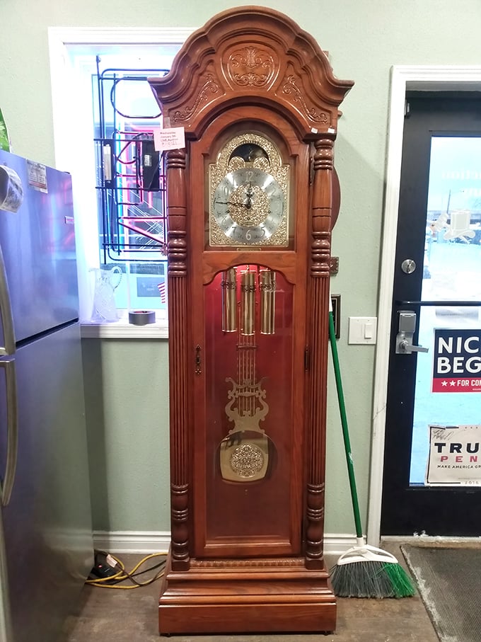 This grandfather clock doesn't just tell time&mdash;it's witnessed decades pass, standing tall through Alaska's territorial days into statehood.