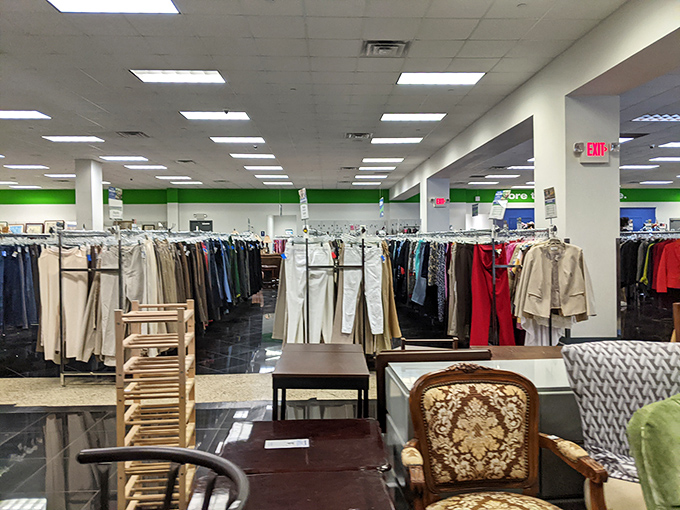 This section offers everything from casual wear to business attire&mdash;where Wall Street meets Main Street at prices that make everyone smile.