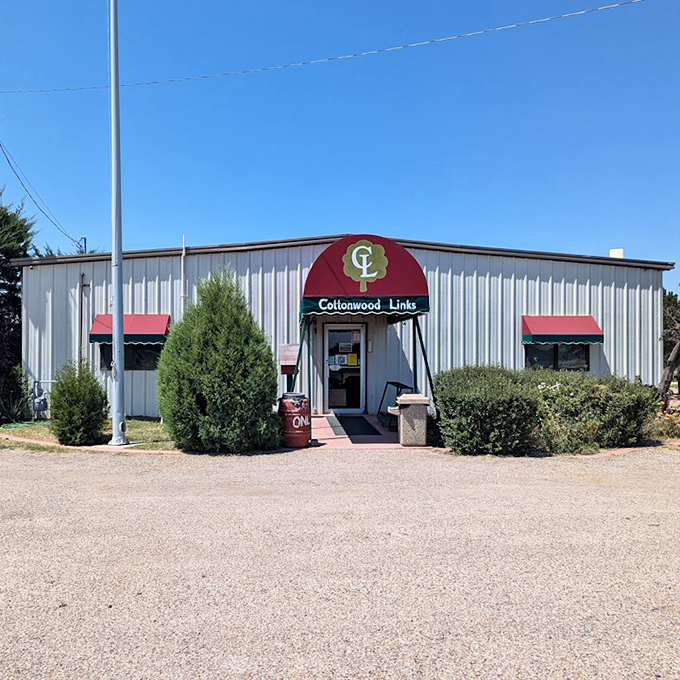 Cottonwood Links Golf Club's modest clubhouse welcomes players of all skill levels—where the game is about enjoyment rather than prestige.