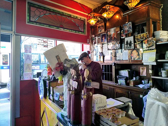 This isn't just bacon—it's a crispy, curled monument to breakfast perfection that makes vegetarians question their life choices.