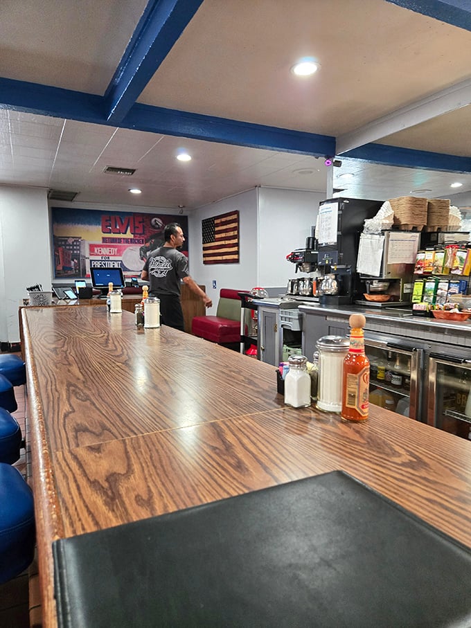 Where breakfast magic happens&mdash;the open kitchen offers a front-row seat to the morning symphony.