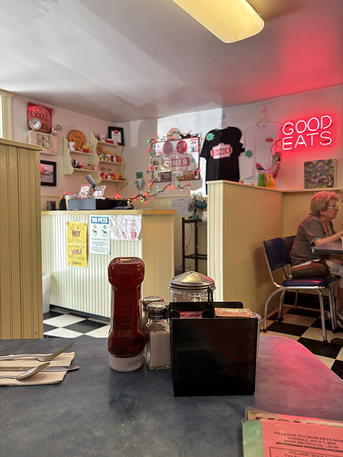 Every classic diner needs its ketchup bottle sentinel standing guard over napkin dispensers and sugar packets &ndash; the unsung heroes of breakfast.