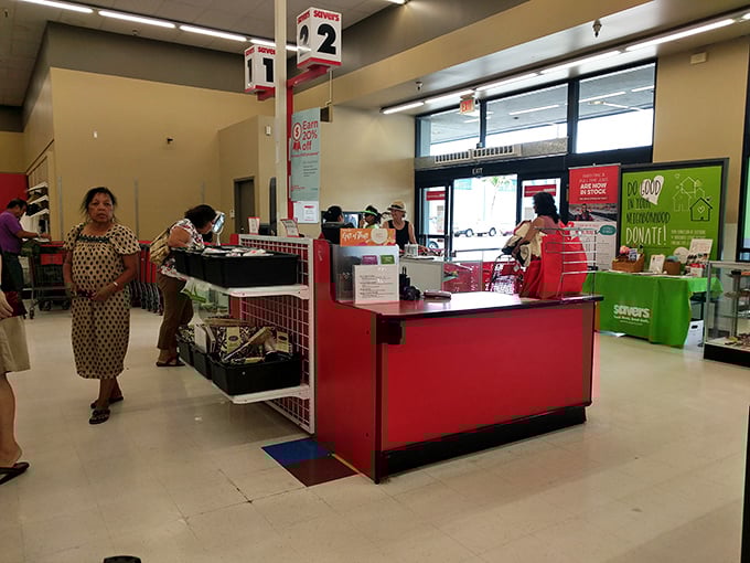 Command central, where treasures are processed and bargain hunters check out. The starting line for someone else's castoffs to become your newfound treasures.