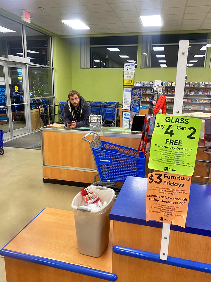 The checkout area&mdash;where treasure hunters complete their quests and friendly staff turn strangers into regulars.