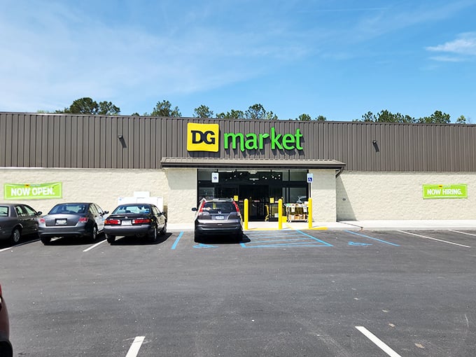The DG Market: proof that not all treasures in small towns are antiques. Sometimes convenience wears a yellow and green sign and stocks everything you forgot to pack.