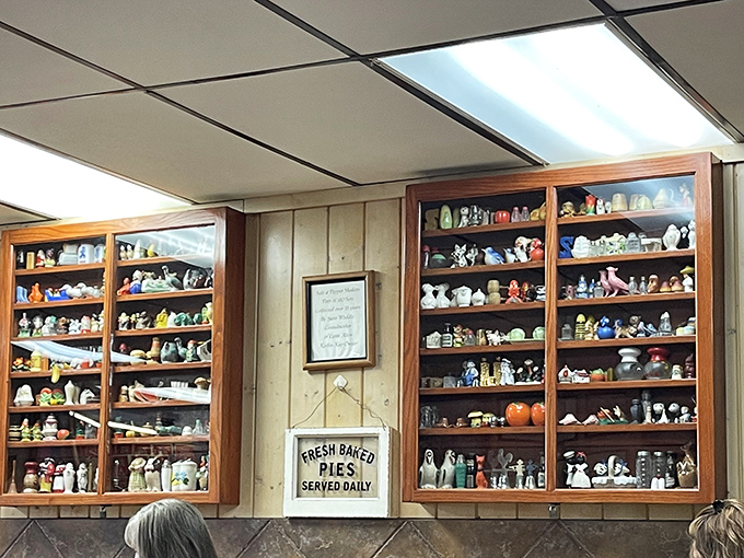 That salt and pepper shaker collection has witnessed more first dates than a drive-in movie theater.