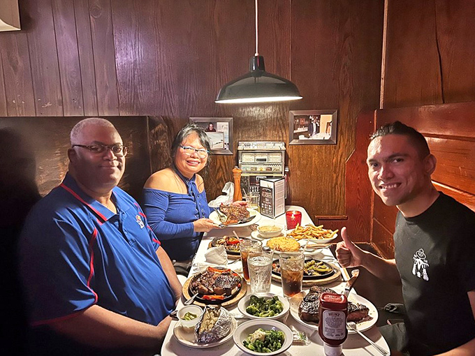 Family feast mode activated – when everyone's plate looks this good, nobody's sharing.